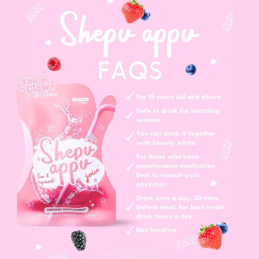 You Glow Babe Shepu Appu Juice (Shape Up Drink) | Shopee Philippines