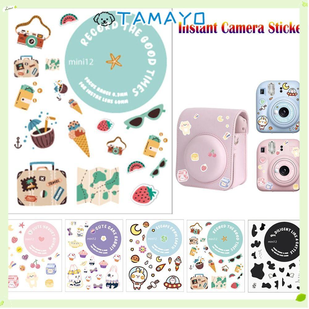 TAMAYO Instant Camera Sticker, Cartoon Cute Decorative Decal, PVC ...