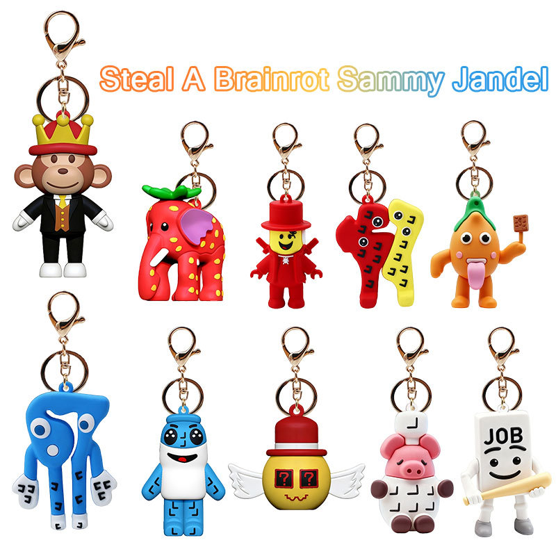 Keychain Steal A Brainrot Sammy Jandel Roblox Toys Birthday Gifts for ...