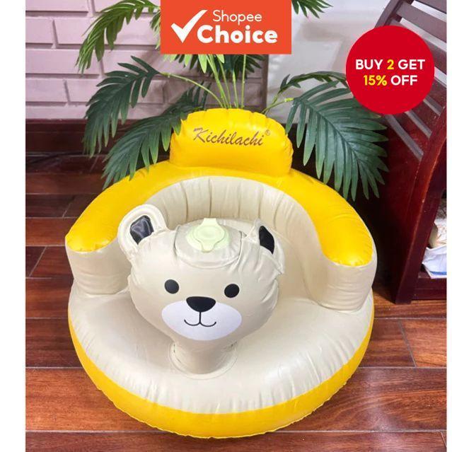 PVC Inflatable Training Seat For Infant Sitting Practice & Fall ...