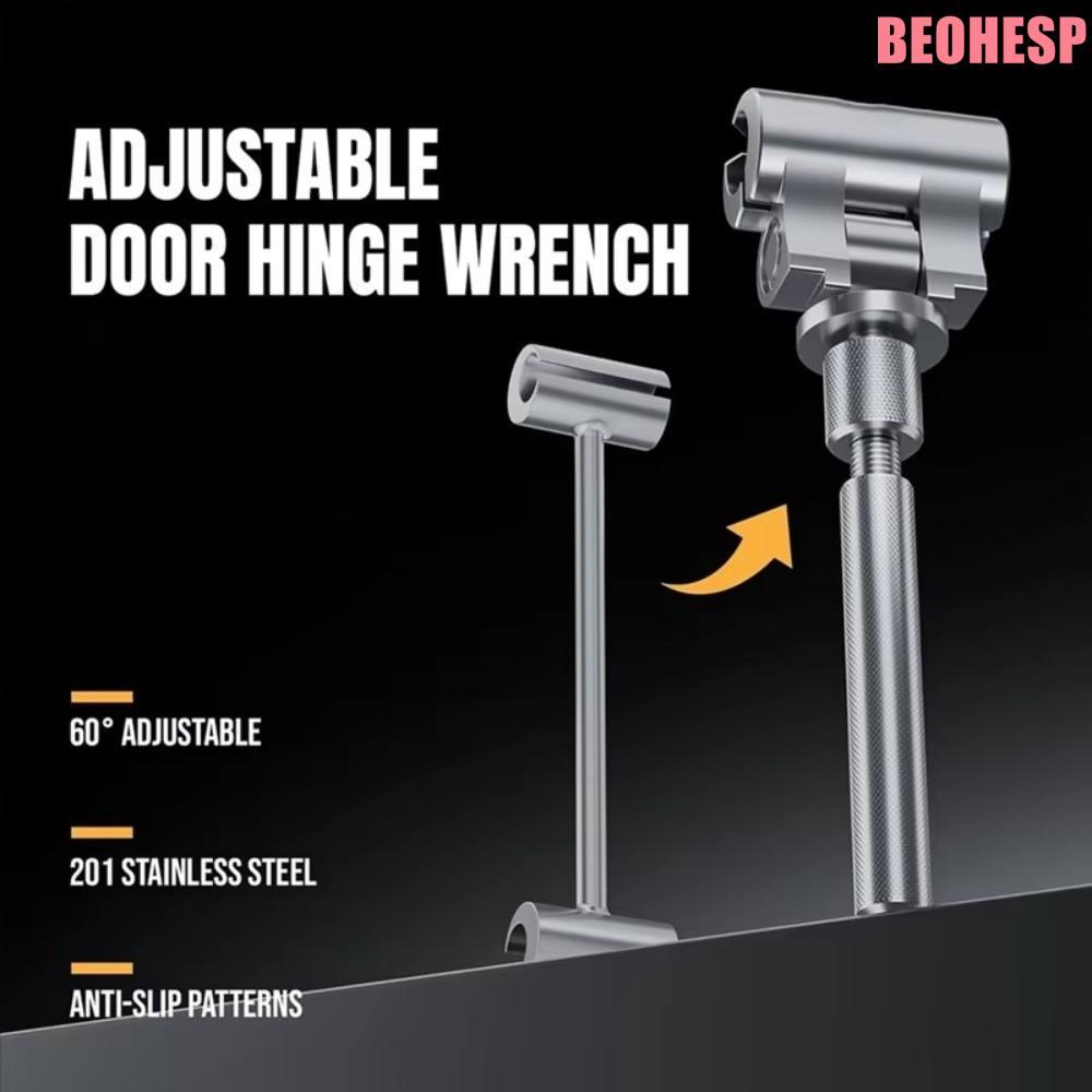 BEOHESP Adjustable Hinge Wrench, Portable Door Hinge Adjustment Tool ...