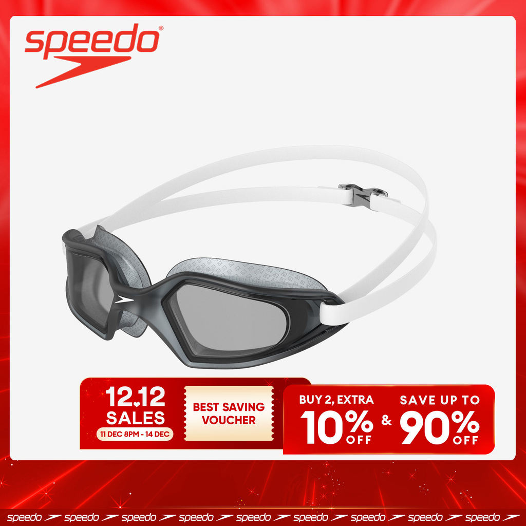 Speedo Men & Women Fitness Swimming Goggles Hydropulse - White - 8 ...