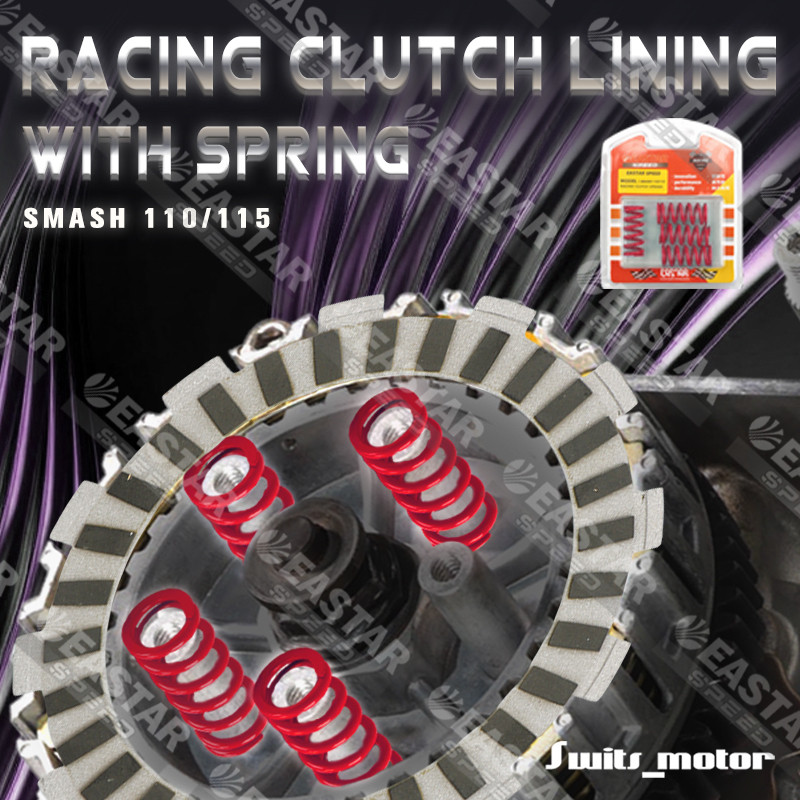 RACING CLUTCH LINING CLUTCH SPRING For Smash110 Smash115 Raider 110 ...