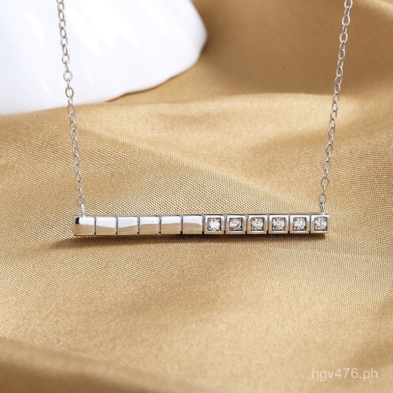 Sense of Design S925Necklace Dongdaemun Pure Silver Korean Simple One ...
