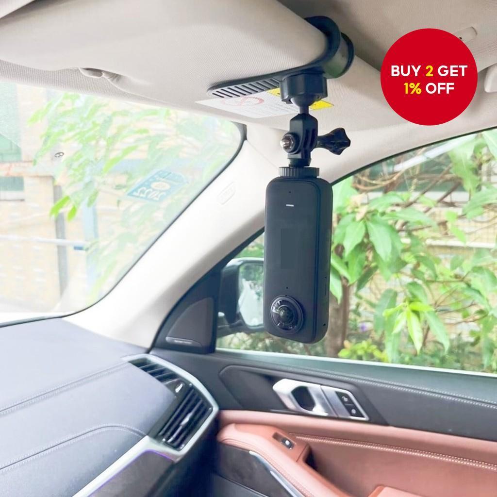 New New for Insta360 Accessories Go3 Car Sunshade Holder 360 Degree ...