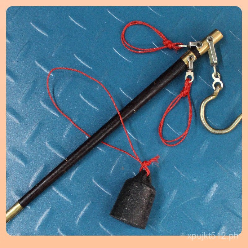 Old-fashioned Wooden Stick Scale with Hook, Handmade Wooden Stick Scale ...