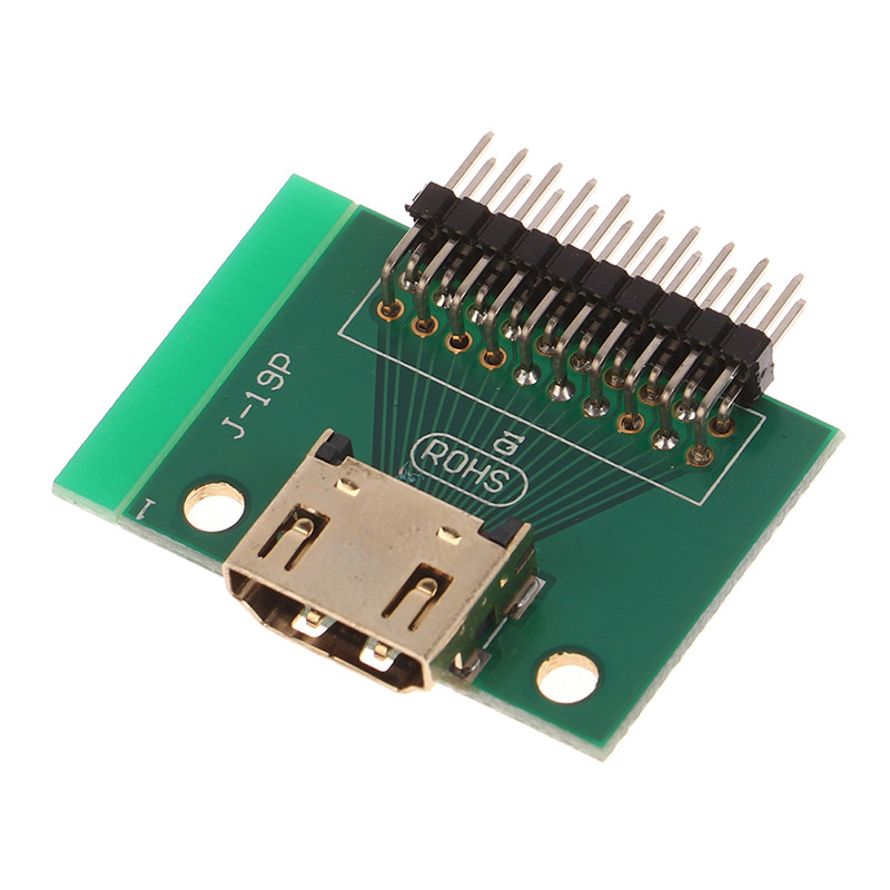 TEGAT Compatible With HDMI 19Pin Test Socket Jack 19 Pin Adapter test ...