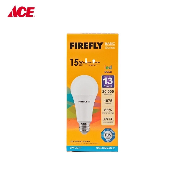 FIREFLY 15W LED Bulb - Daylight | Shopee Philippines