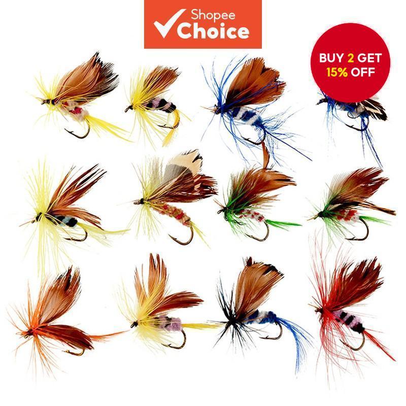 10-Pack Insect Flies Fly Fishing Lure Artificial Lures With Super Sharp ...