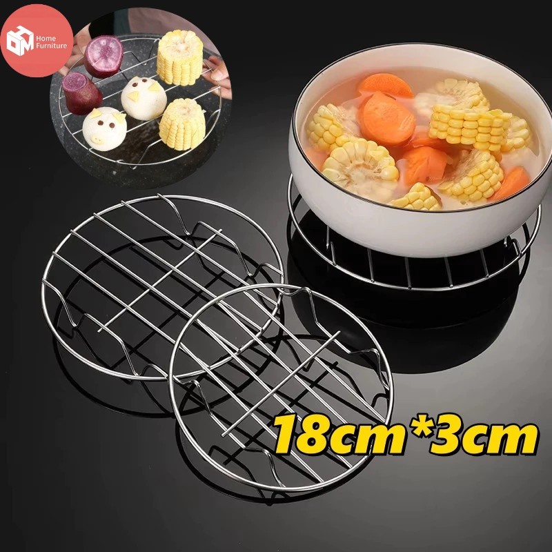 Stainless Steel Pot Stand Steamer Cooking Stand Vegetable Steaming Rack ...