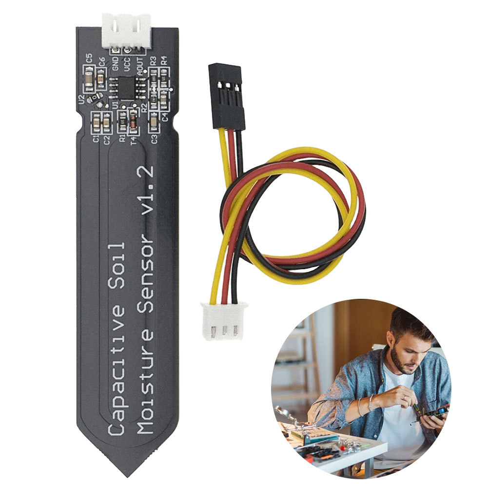 Soil Humidity Moisture Sensor Module Corrosion Resistant Capacitive ...