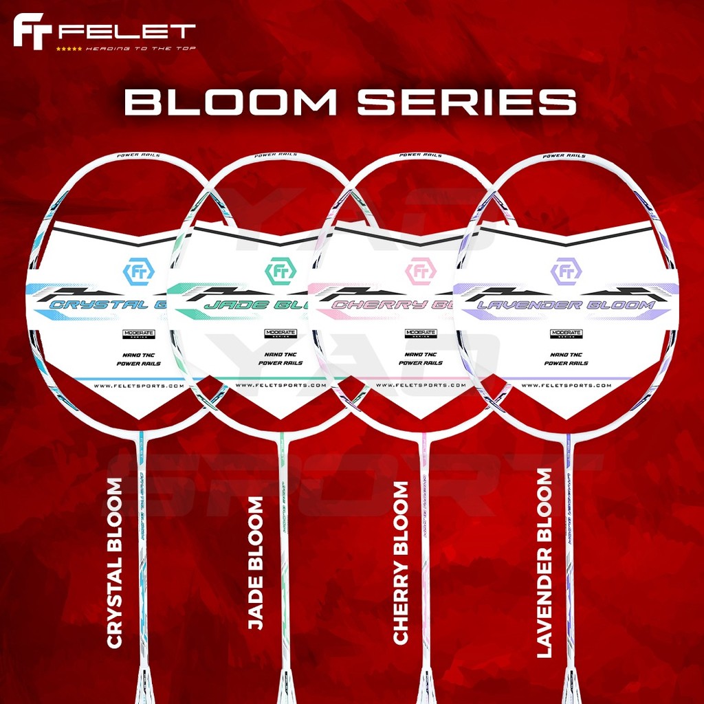 FELET BLOOM SERIES【4U-82gram】【Badminton Racket】【Racket Moderate by ...