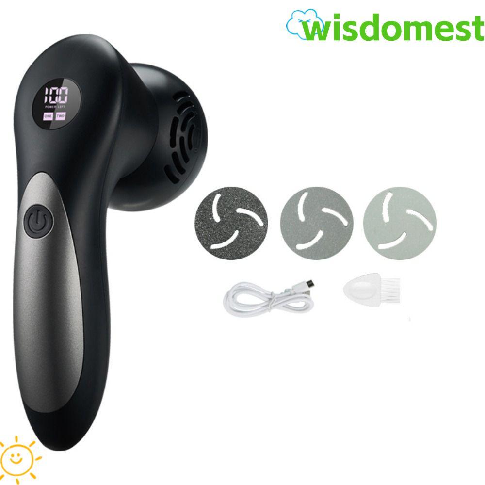WISDOMEST Electric Foot Callus Remover, USB Rechargeable 2 Gears Foot ...