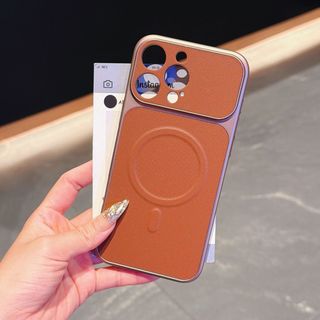 Luxury Leather PC Hard Shell Magnetic Phone Case Suitable for IPhone 17 ...