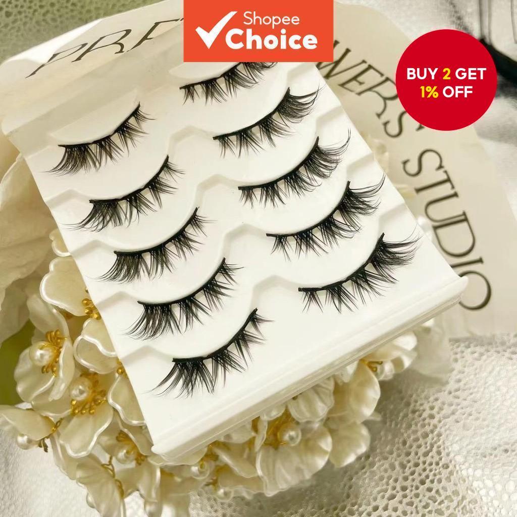 Western-Style Mixed-Race "Cool Girl" Mango-Inspired False Lashes: Thick ...