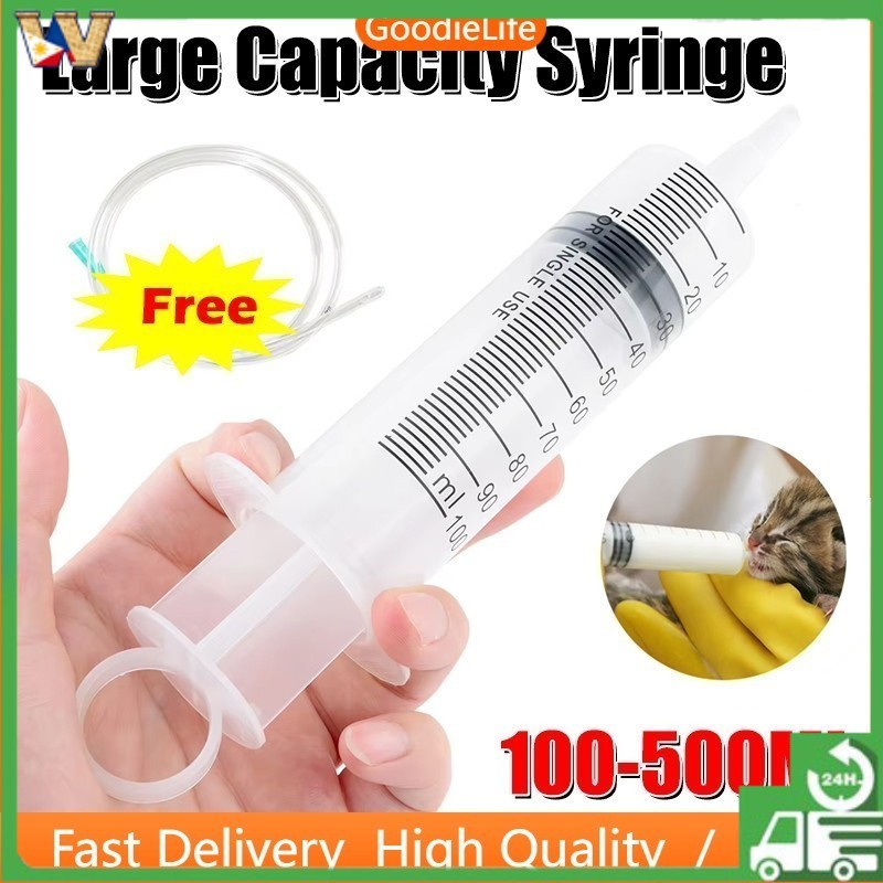 150ml Syringe Feeding Tool Reusable Big Size Syringe Plastic Injector ...