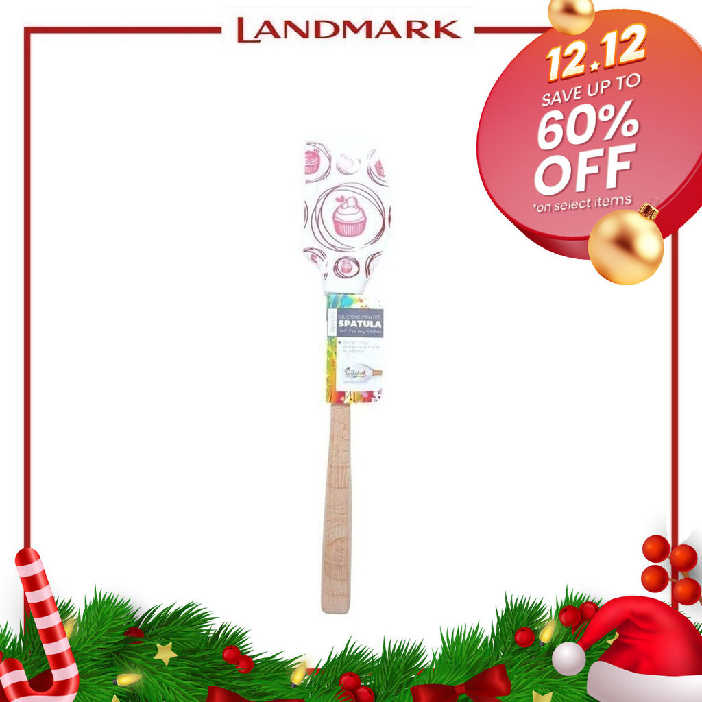 Tovolo Silicone Cupcake Spatula With Wooden Handle | Shopee Philippines