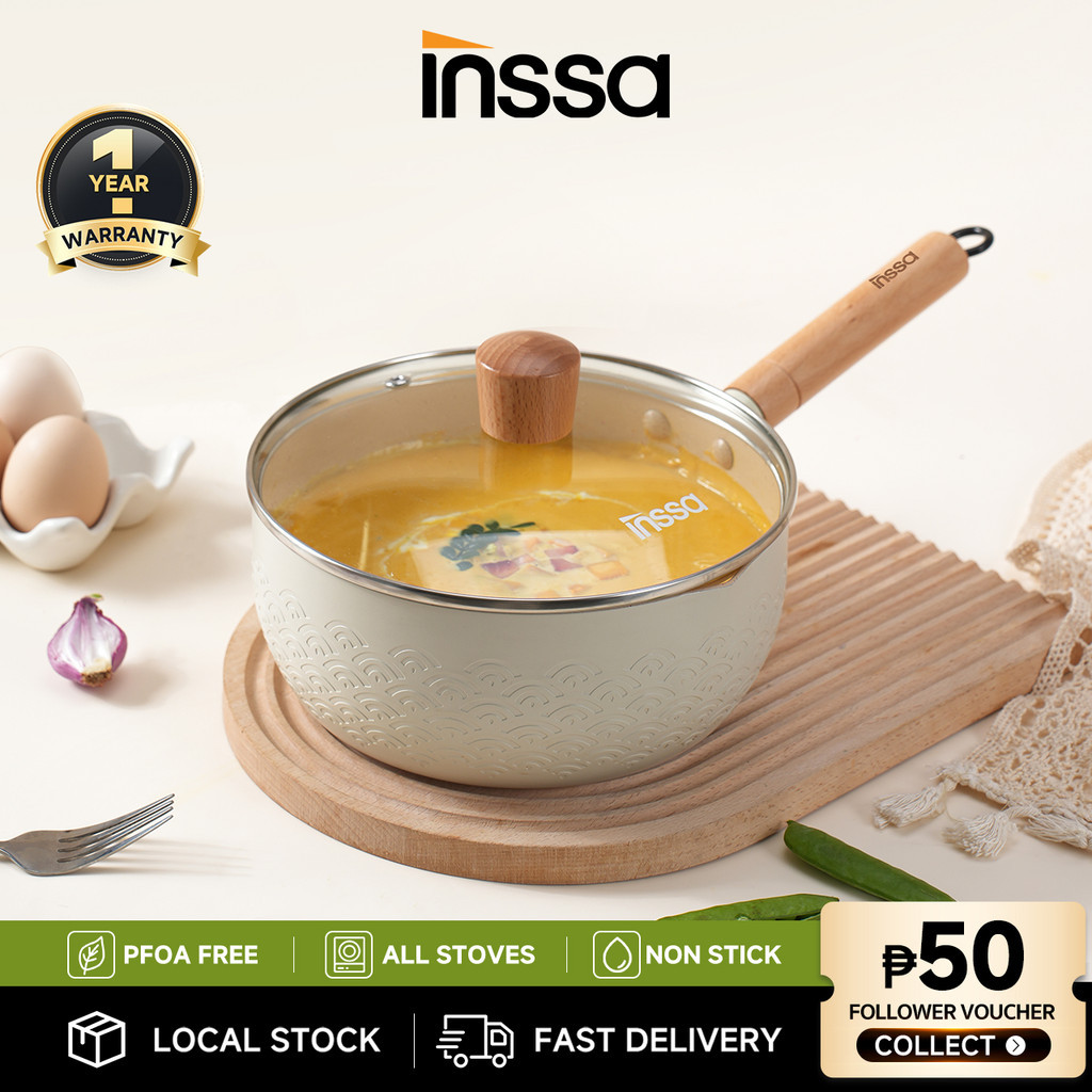 INSSA Saucepan Milk Pan Snow Pan Frying Pan Nonstick Aluminum 18cm/20cm ...