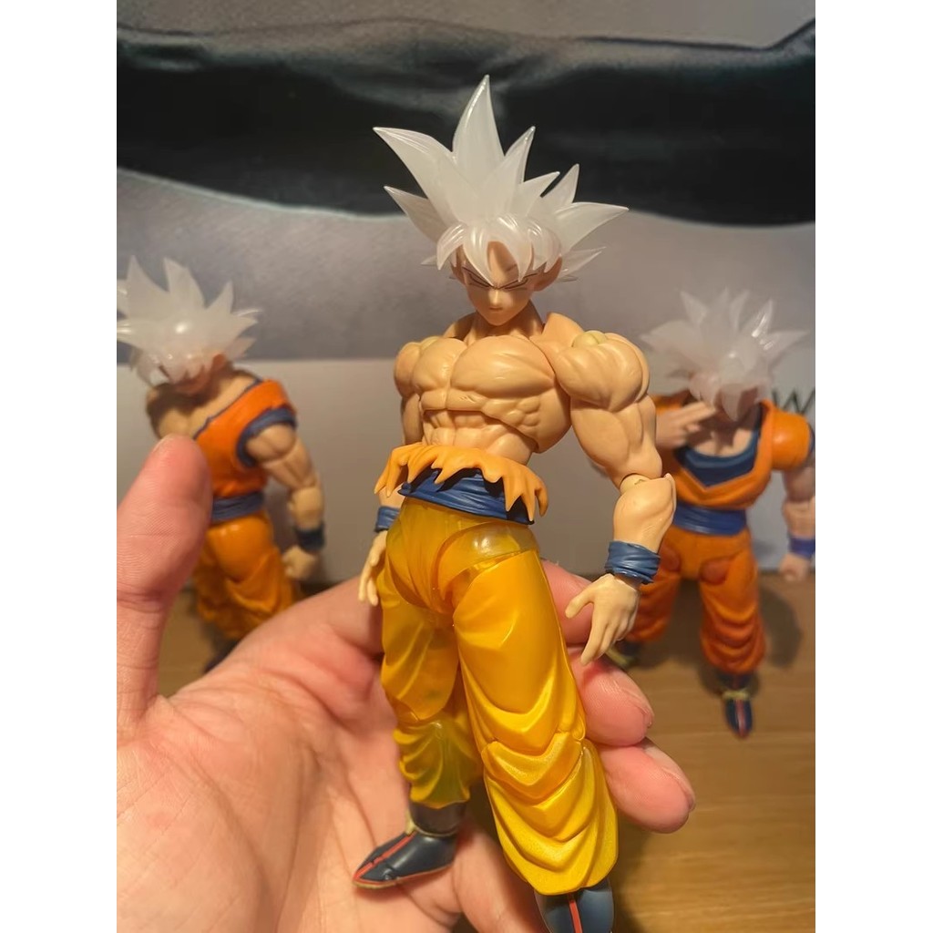LIN Dragon Ball SHF TK Ultra Instinct Goku head sculpt, recast, soft ...