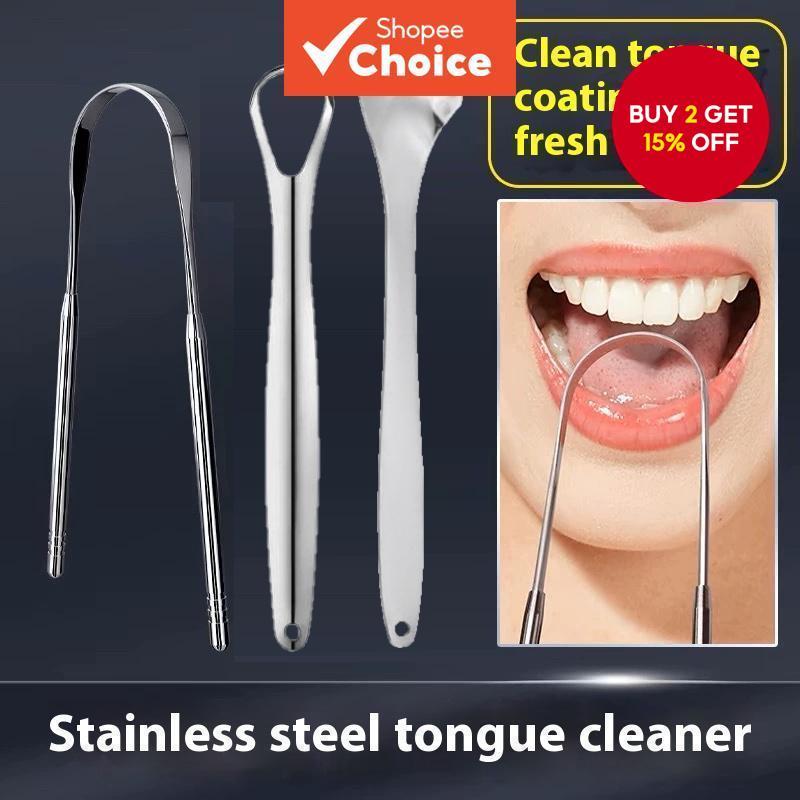 U-Shaped Stainless Steel Tongue Cleaner, Efficient & Easy to Use ...