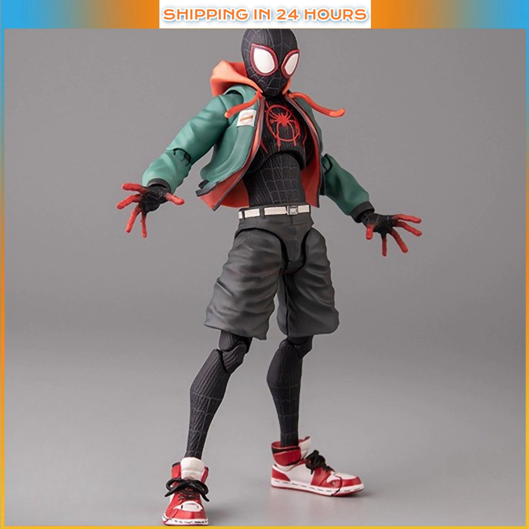 Sentinel Action Miles Morales Figure Spiderman Model Spider-Man Into ...