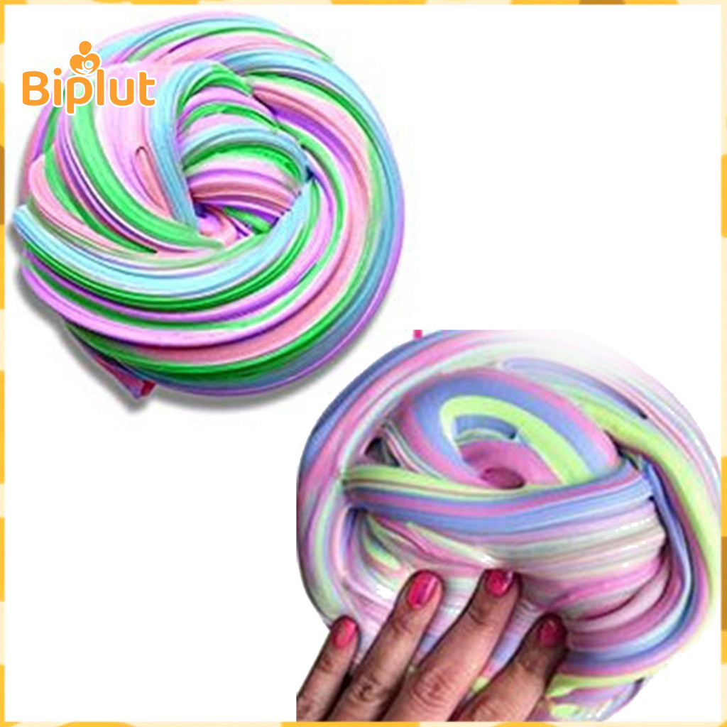 Slime Toy Colorful Soft Non-stick Fluffy Floam Slime Clay for Children ...