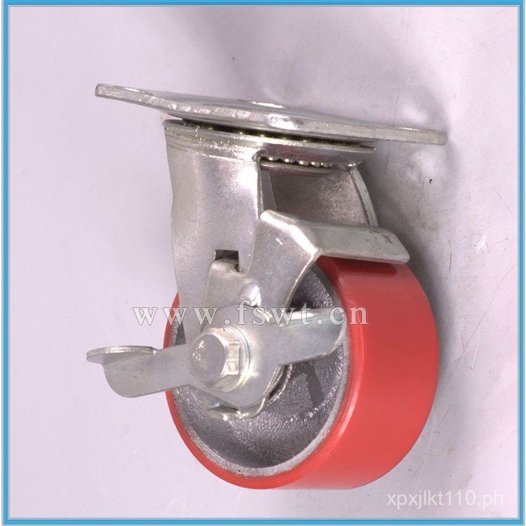 Swivel Casters with Brakes6Heavy Duty Industrial Casters Iron Core ...