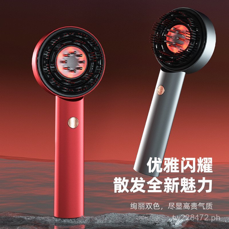 Red Light Hair Growth Device Massage Comb Liquid Conduction Massage ...