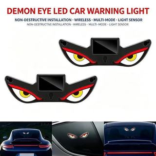 [new arrival] New style Cool Demon Eye Solar Car Neon Light LED Ambient ...