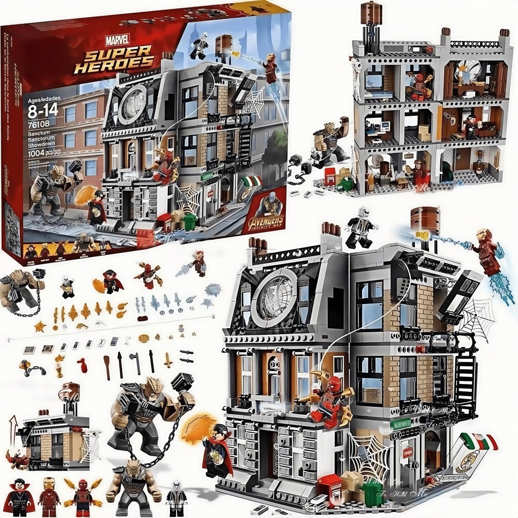 [LEGO Educational] Assembling Boys Avengers Series Children's Iron Man ...