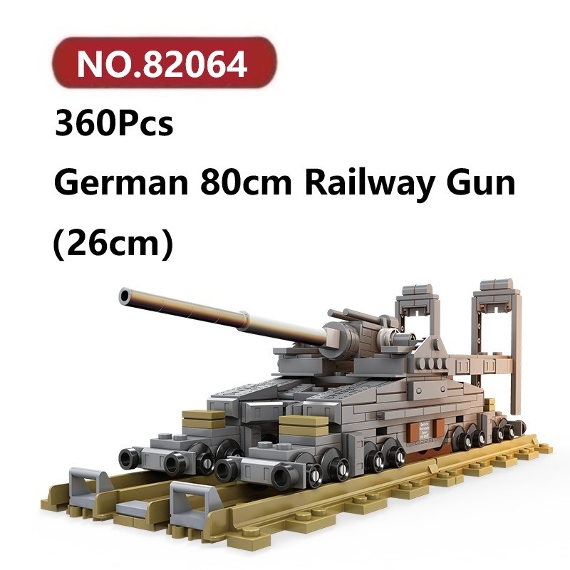 Gustav Small Military Series Building Blocks 360 Pcs KAZI Tank Bricks ...