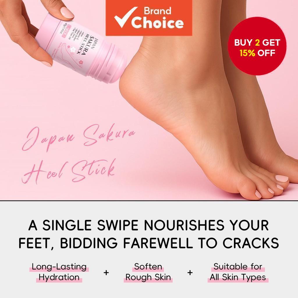 Laikou Sakura Heel Stick with Urea & Shea Butter - Smooths and Repairs ...