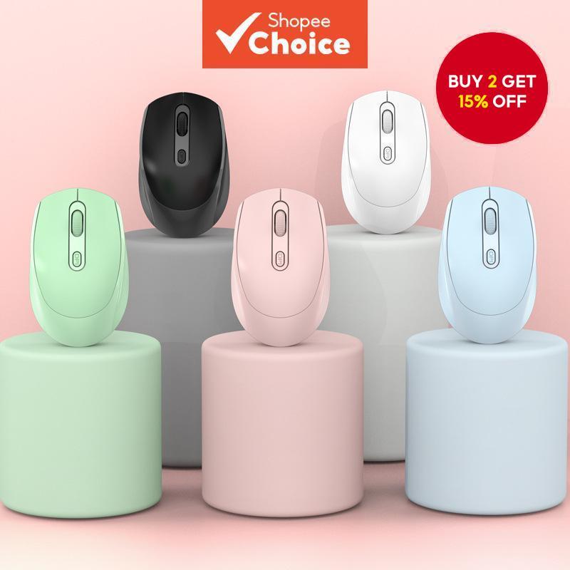 M107 Wireless Mouse 2.4G Charging Silent Bluetooth Cute Female Office ...