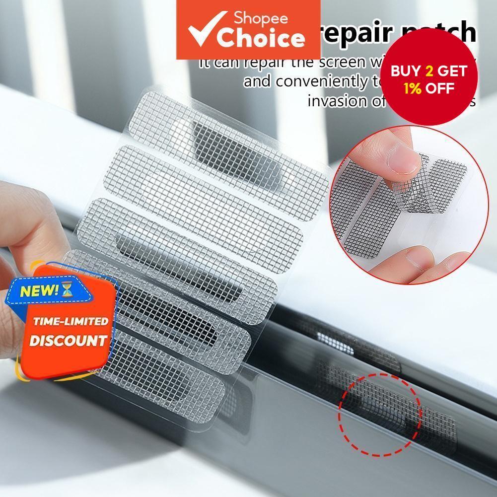 50pcs Window Screen Repair Patches - Anti-Mosquito Stickers for Windows ...