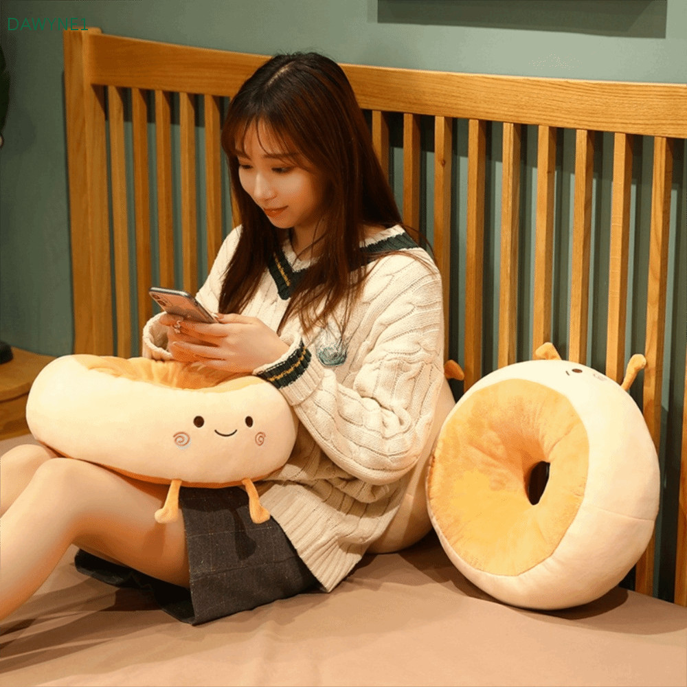 DWAYNE1 Bread Seat Cushion, PP Cotton Round Doughnut Office Sitting Mat ...