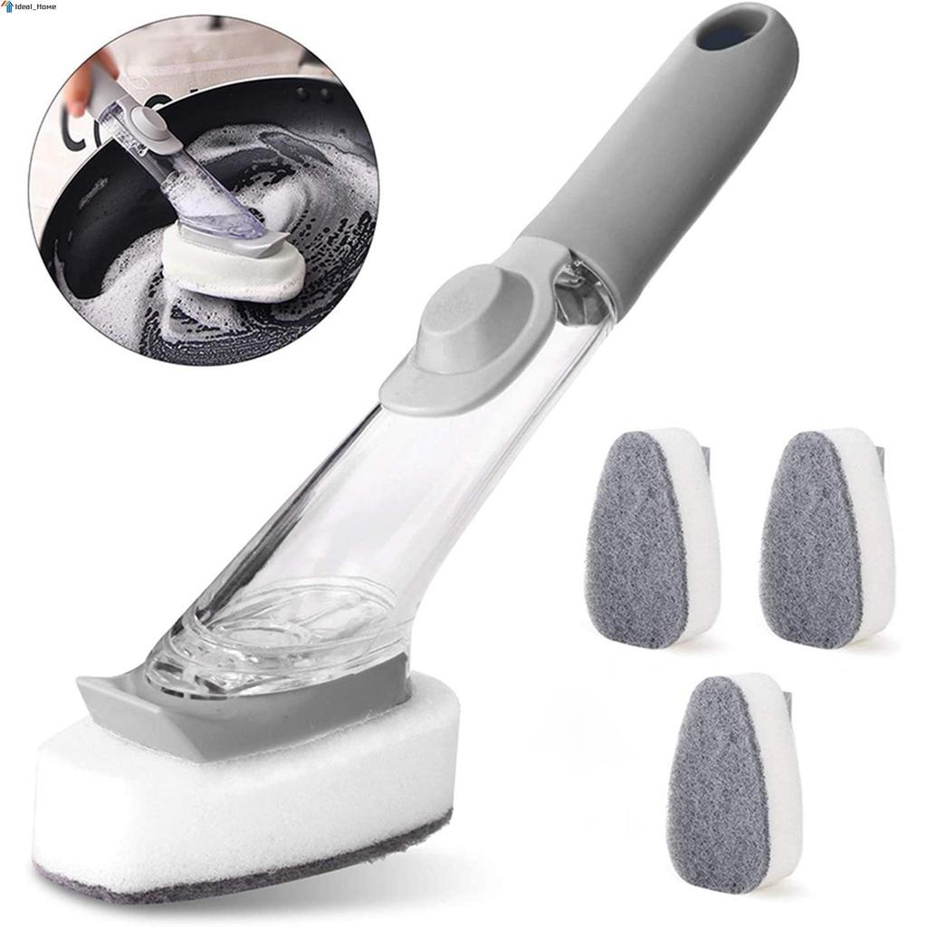 Dishes Wand Scrub Brush with Humanized Handle Design Suitable for ...