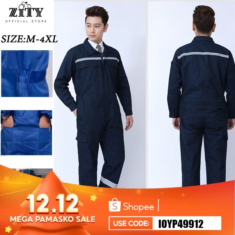Professional Coverall Jumpsuit PPE Protective Suit for Men/Women ...