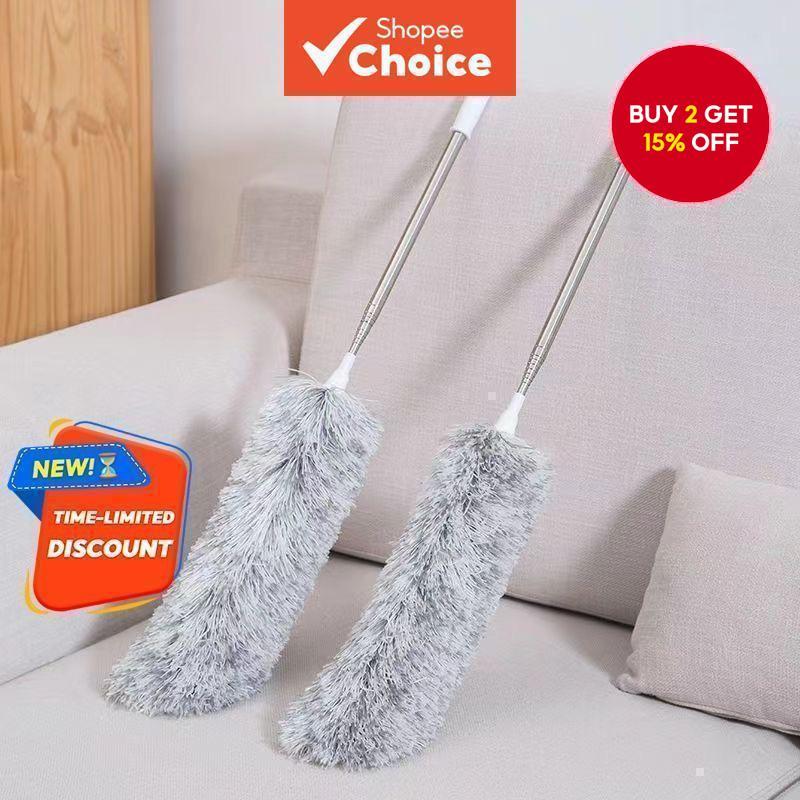 Extended Feather Duster with Electrostatic Dust Removal for Household ...