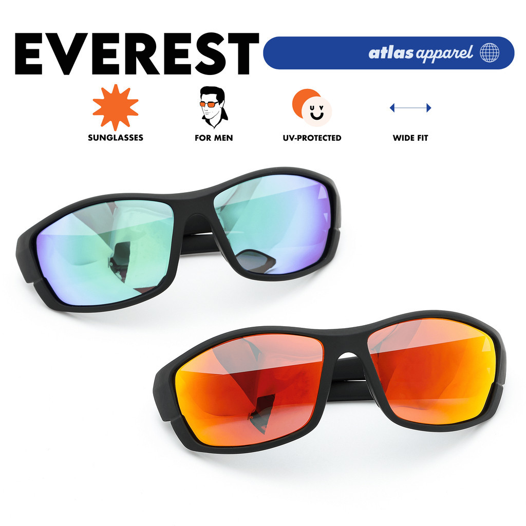 Atlas Apparel EVEREST UV Protected Polarized Sunglasses for Men UV400 ...