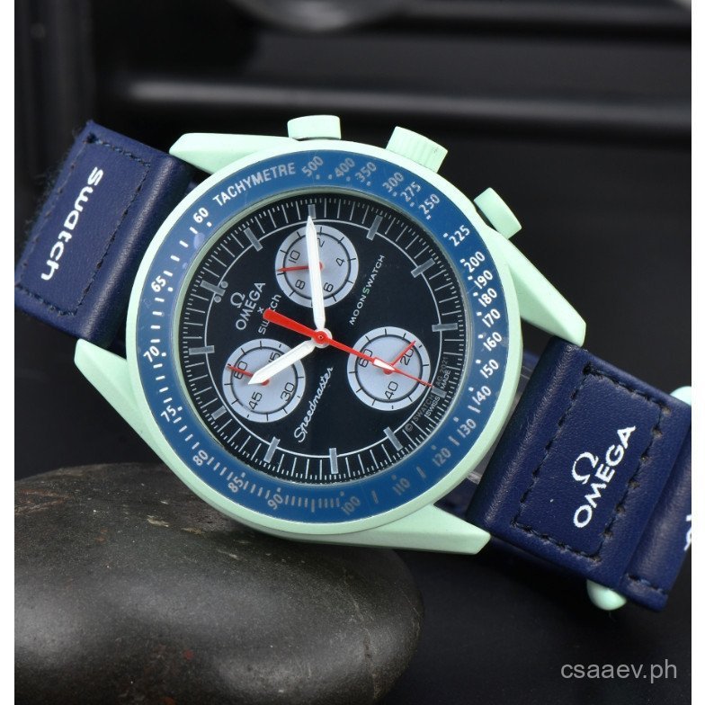 Omega Multi-Function Three-Eye Chronograph Quartz Movement Leisure ...