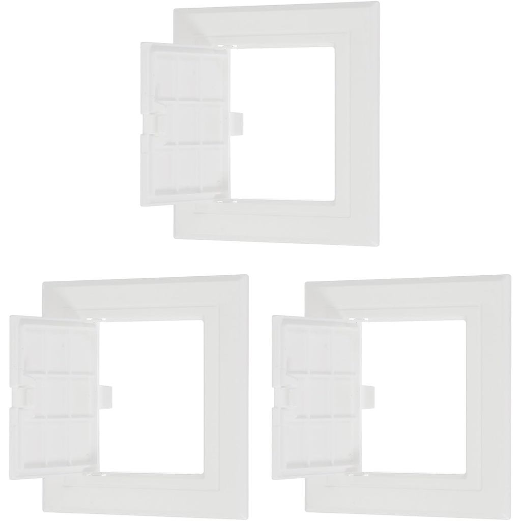 PATIKIL 4x4 Inch Removable Hinged Access Panel, 3Pcs ABS Plumbing ...