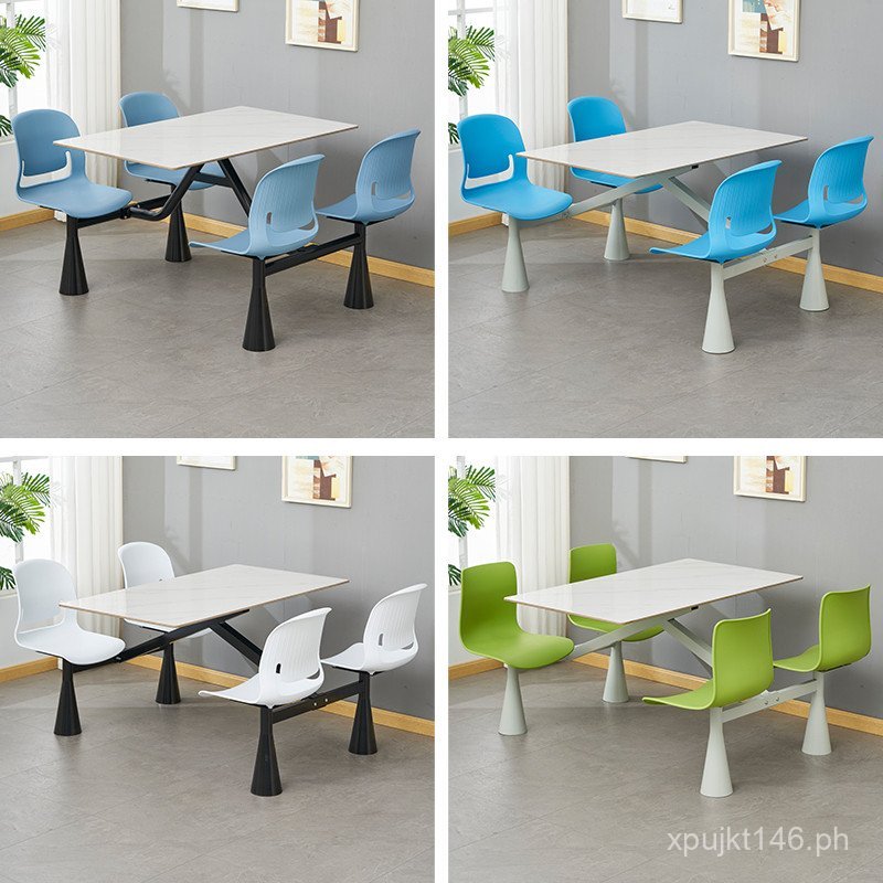 Employee Six-Person Rock Board School Company Combination Staff Dining ...