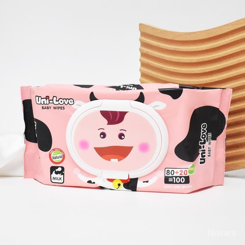 UniLove Milk Scent Baby Wipes 100's Pack of 5 (For Promotion ...