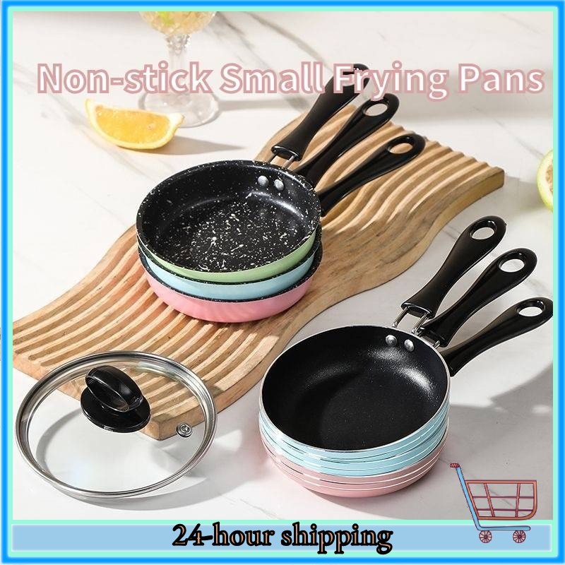 Non-stick Small Frying Pans with Handle Induction Cooker Universal Flat ...