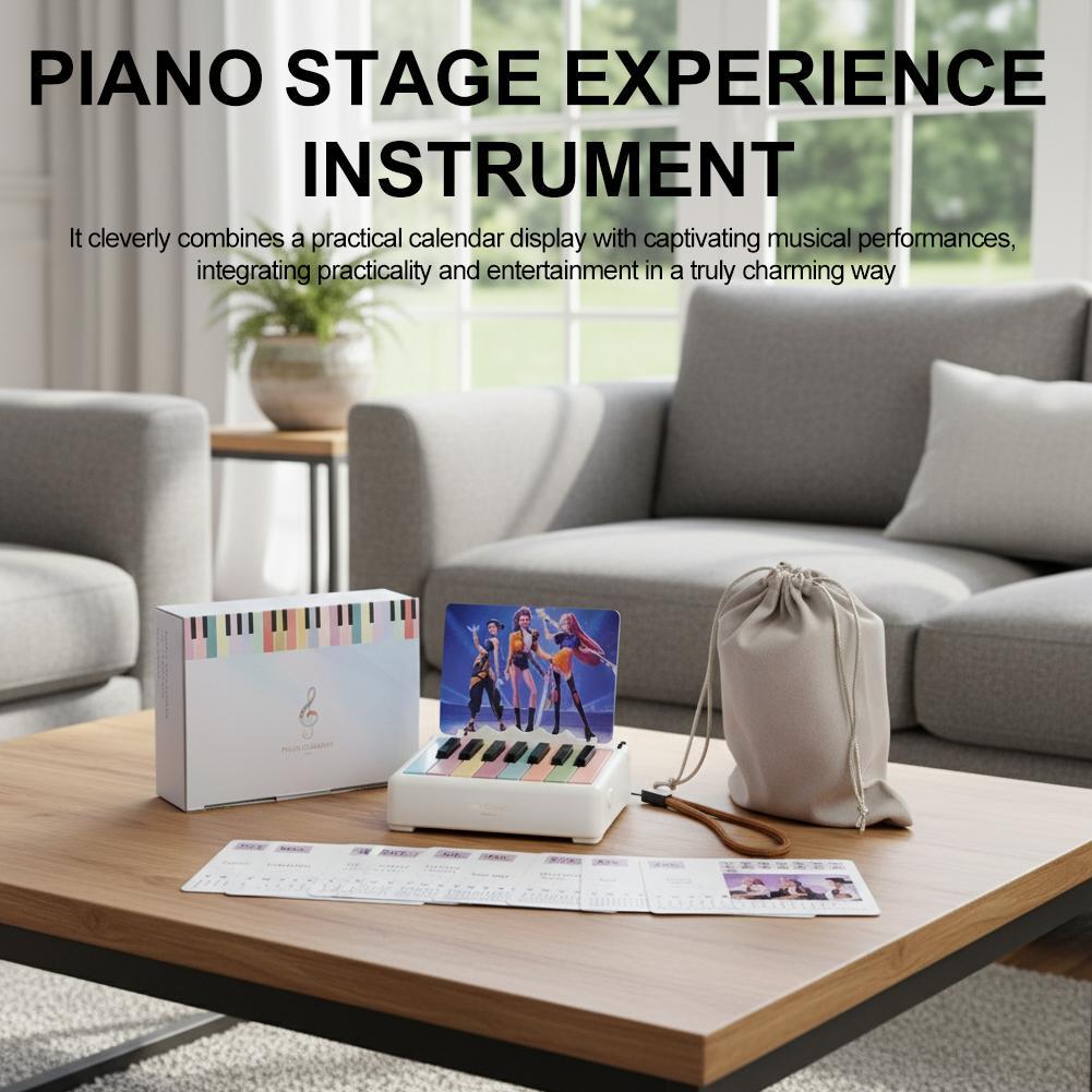 Kpop Demon Hunters Can Play Piano Table Calendar Music New Toys And And ...