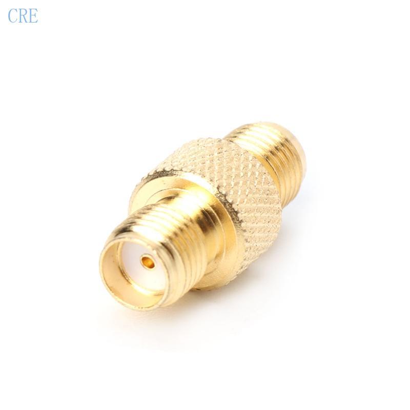 CRE RF SMA Female to SMA Female frequency Adapter Copper Coax Connector ...