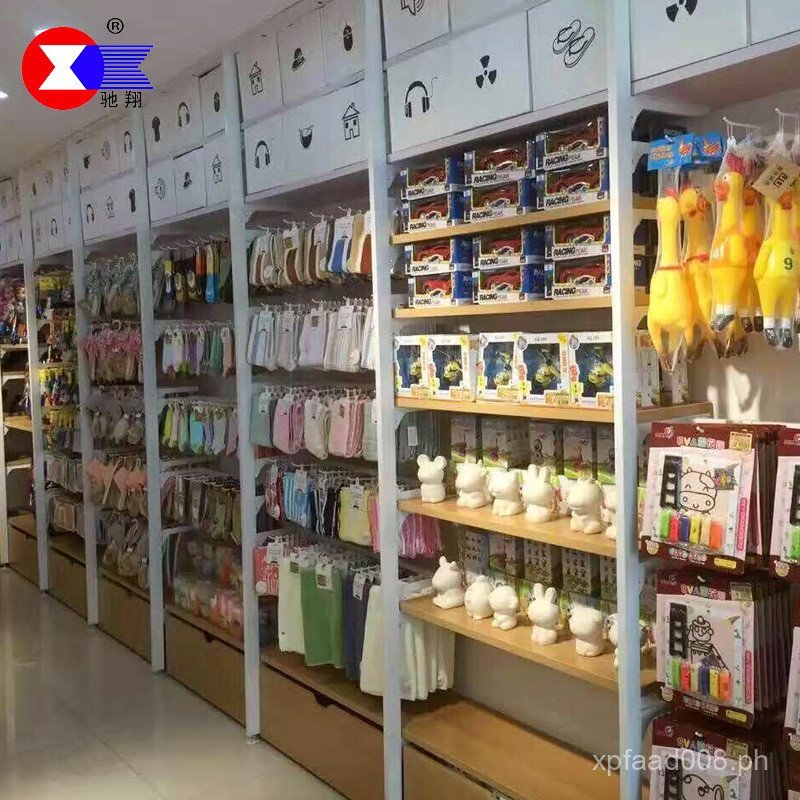 Mall Display Shelves Steel Wood Eslite Shelves Ximei Toys Cosmetics ...