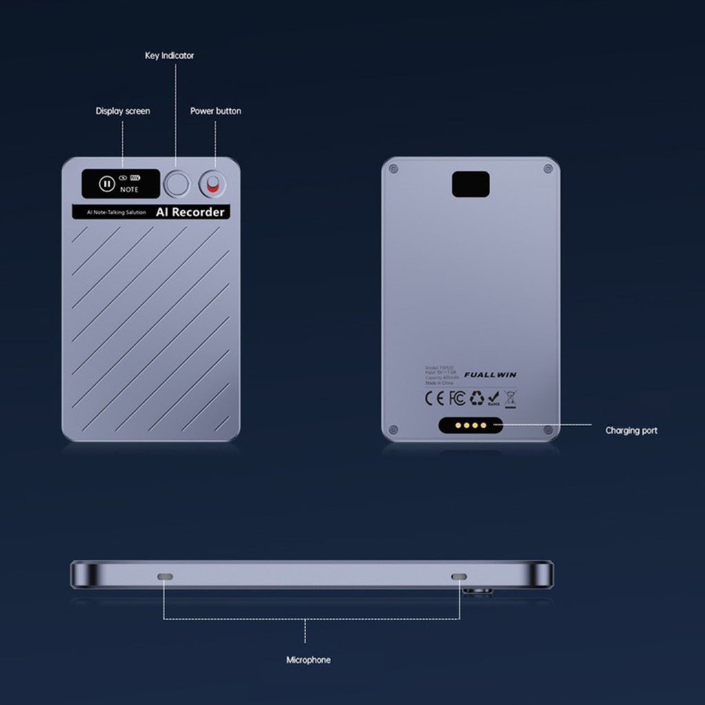 AI Voice Recorder App Control Digital Voice Recorder for Lectures ...