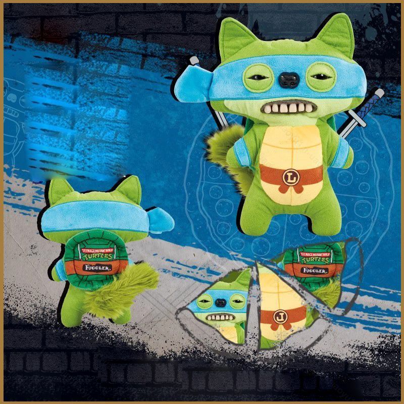 HQ Fuggler x TMNT Teenage Mutant Ninja Turtles Mikey Raphael Ugly-Cute ...