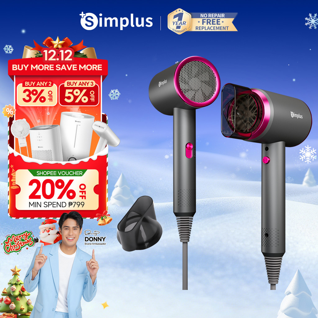 Simplus Blower Hair Dryer Intelligent Temperature Control Quick Hair ...